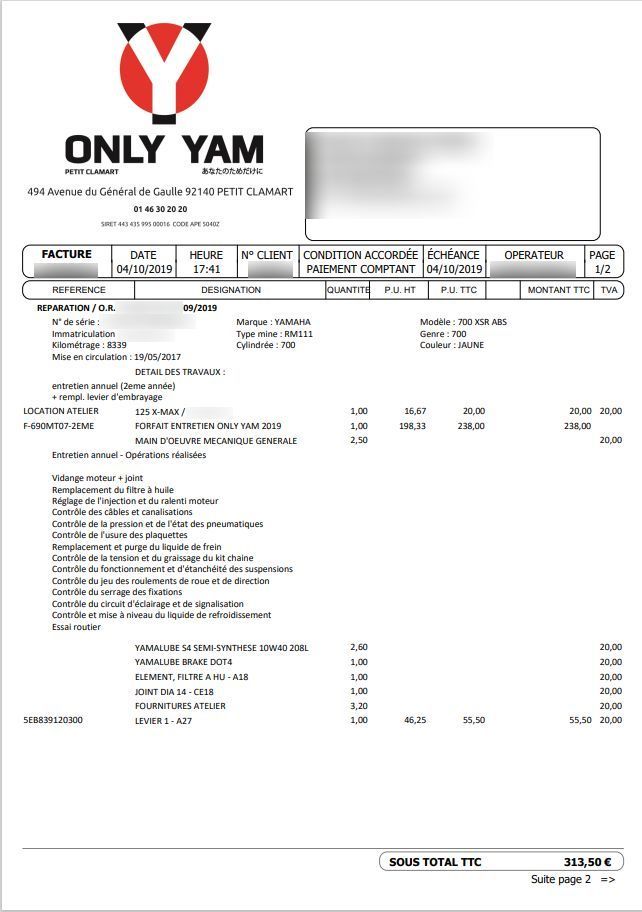 YAMAHA XSR 700 - Hauts De Seine - Bonnie&Car occasion